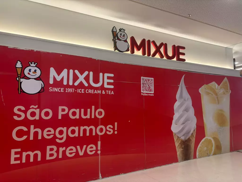 Mixue abre primeira loja no Brasil
